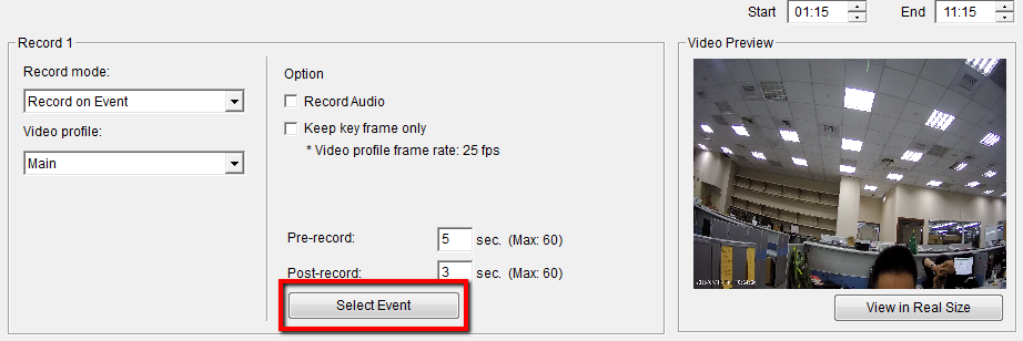 How to set up motion recording using cameras' motion detection ...